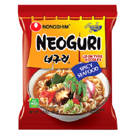 Zupa Ramyun Neoguri Spicy o smaku owoców morza, ostra 120g - Nongshim